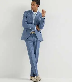 Brunello Cucinelli Wool-linen-silk-cashmere 2-piece Suit - Blue