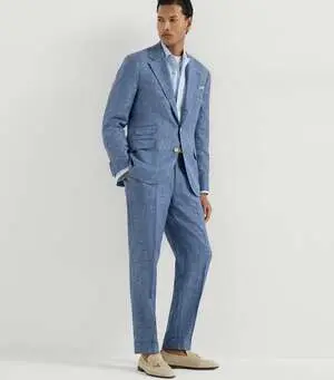 Brunello Cucinelli Wool-linen-silk-cashmere 2-piece Suit - Blue