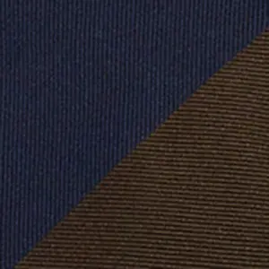Dunhill Mulberry Silk Diagonal Stripe Tie - Green