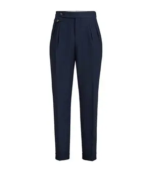 Brunello Cucinelli Linen Tailored Trousers