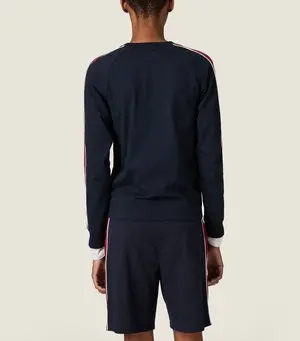 Miu Miu Cotton Jersey Logo Sweater