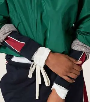 Miu Miu Cotton Jersey Logo Sweater