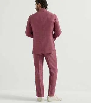 Brunello Cucinelli Wool-linen-silk 2-piece Suit - Red