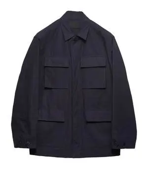 Prada Cotton Safari Jacket - Blue
