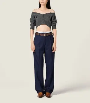 Miu Miu Cashmere Cropped Cardigan
