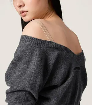 Miu Miu Cashmere Cropped Cardigan