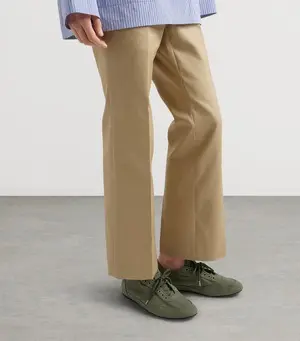 Prada Canvas Collapse Sneakers - Green