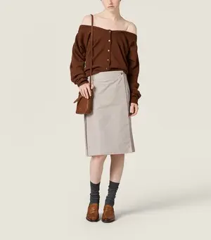 Miu Miu Cashmere Cropped Cardigan