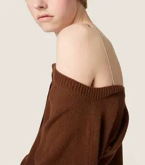 Miu Miu Cashmere Cropped Cardigan