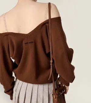 Miu Miu Cashmere Cropped Cardigan