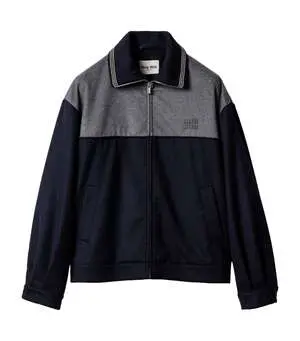 Miu Miu Wool-cashmere Bomber Jacket