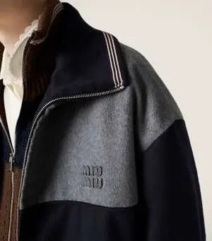 Miu Miu Wool-cashmere Bomber Jacket