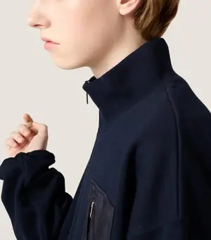 Miu Miu Cotton Zip-up Sweatshirt