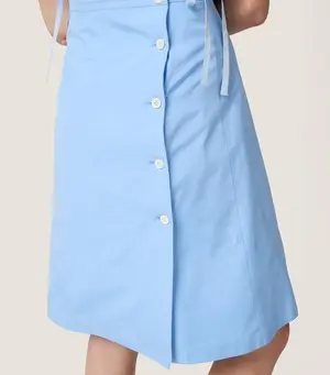 Miu Miu Cotton Apron Mini Dress