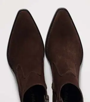 Miu Miu Suede Ankle Boots 45