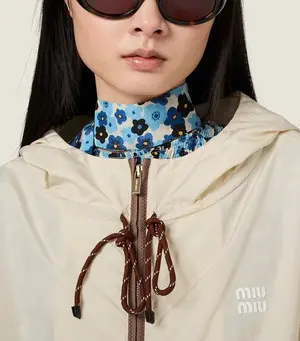 Miu Miu Technical Hooded Jacket - Yellow