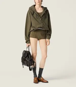 Miu Miu Garment-dyed Boxer Shorts