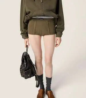 Miu Miu Garment-dyed Boxer Shorts
