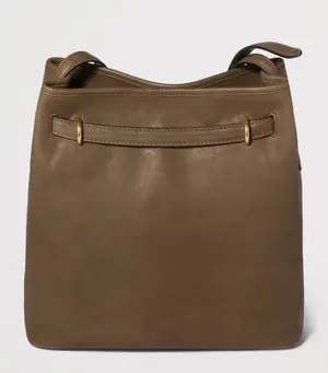 Miu Miu Nappa Leather Aventure Bucket Bag - Green