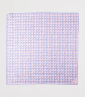 Prada Silk Triangle Scarf - Pink