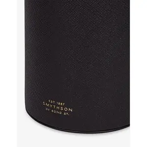 Smythson Panama Logo-embossed Wine Tote