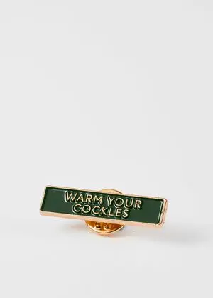 PAUL SMITH LOVES BARBOUR Warm Your Cockles Pin Badge
