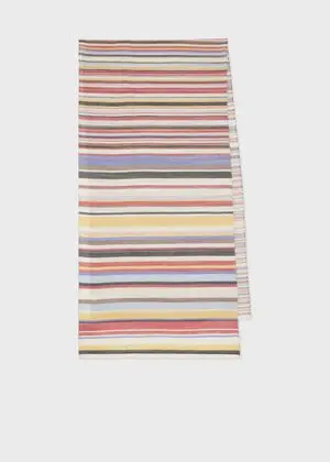 Paul Smith Gradient 'signature Stripe' Scarf