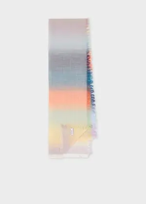 Paul Smith Watercolour Stripe Scarf