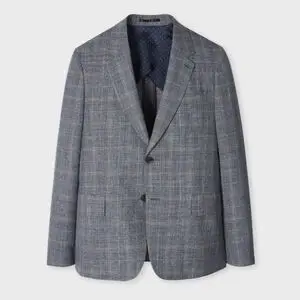 Paul Smith Summertime Check Wool-silk Blazer