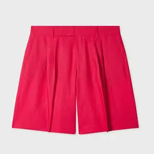 Paul Smith Linen Tailored Shorts - Pink