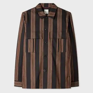 Paul Smith Stripe Cotton Double-pocket Overshirt