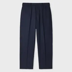 Relaxed Fit Wool Trousers