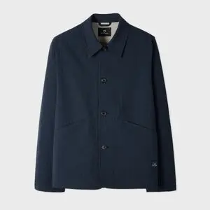 Paul Smith Stretch-Cotton Seersucker Jacket - Blue