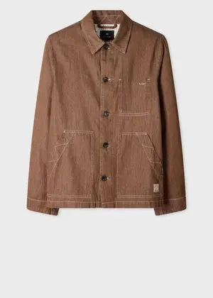 Paul Smith Denim Work Jacket - Blue