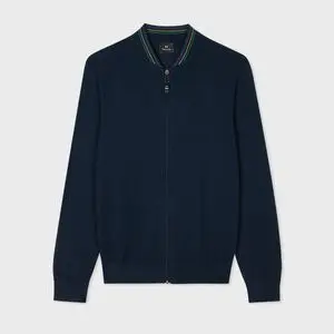 Paul Smith Cotton-blend Zip-through Cardigan
