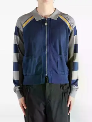 KIKO KOSTADINOV Striped Zip-up Cardigan