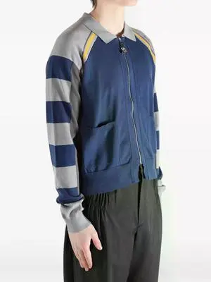 KIKO KOSTADINOV Striped Zip-up Cardigan