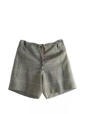 KIKO KOSTADINOV Checked Cotton Shorts