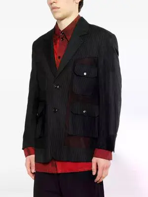 Andersson Bell Pinstripe Patch Pocket Jacket