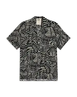 Oas Tar Lorenzo Viscose Shirt - Black