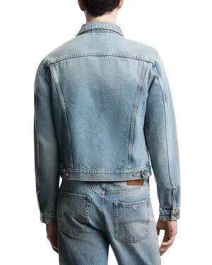 Emporio Armani Blouson Denim Jacket - Light Blue Denim