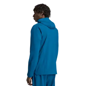 Adidas New York City Fc Tiro Travel Full-zip Hooded Windbreaker - Blue