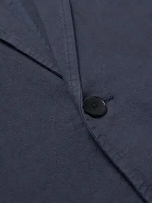 Folk Lunar Linen And Cotton-blend Blazer