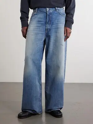 Acne Studios Wide-leg Distressed Jeans