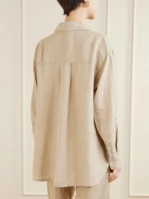 JAMES PERSE Linen Canvas Shirt