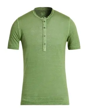 120% Lino T-shirt Size Linen - Green