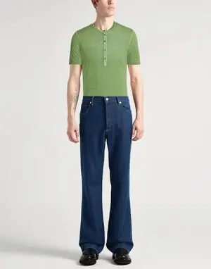 120% Lino T-shirt Size Linen - Green