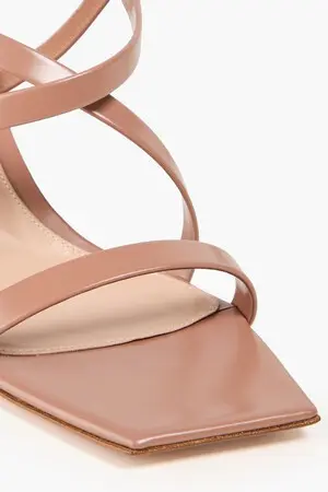 GIANVITO ROSSI Lindsay 55 Leather Sandals - Blush