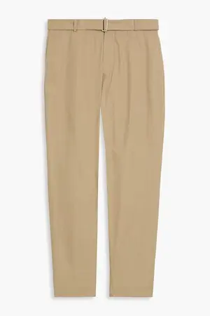 Officine Générale Owen Belted Cottonpoplin Chinos