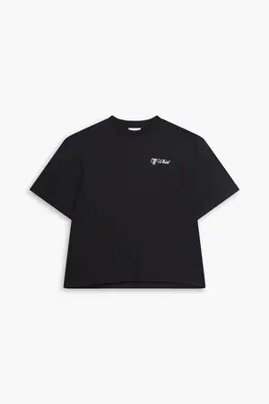 Off-White Printed Cottonjersey Tshirt - Black